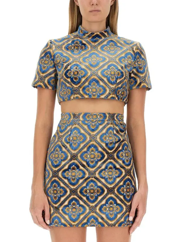 Etro Cropped Top - Multicolor