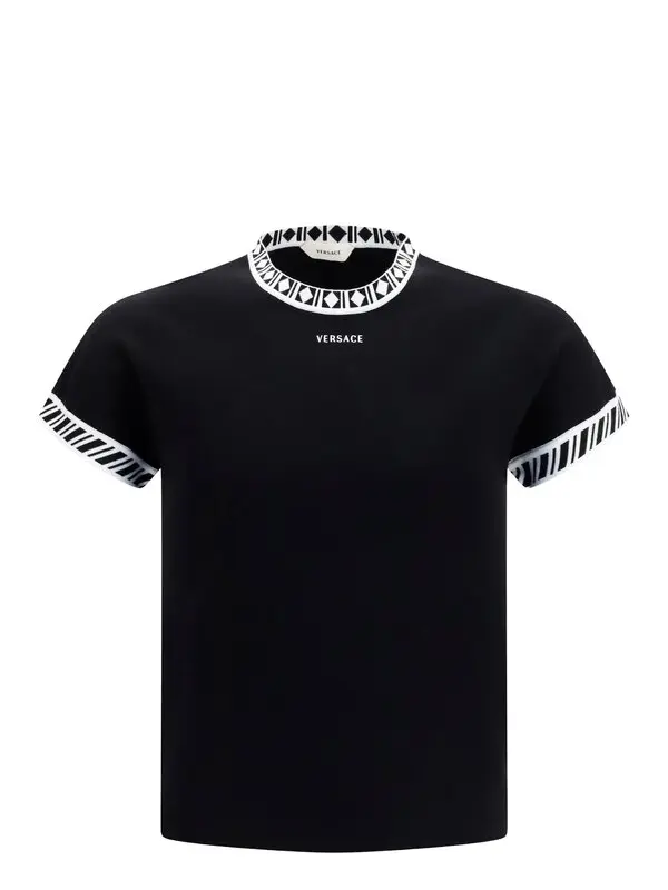 Versace Knit T-shirt - Black