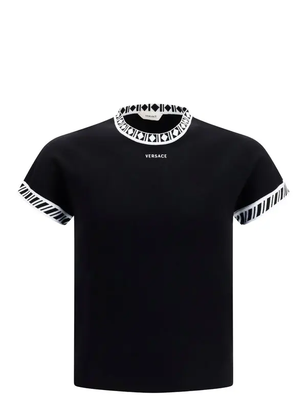 Versace Knit T-shirt - Black