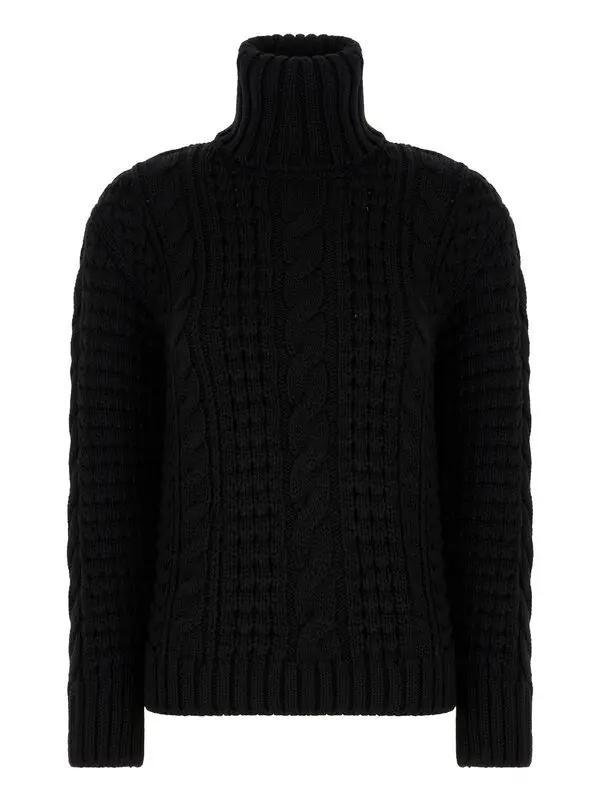 Moncler Cable Knit Turtleneck - Multicolor