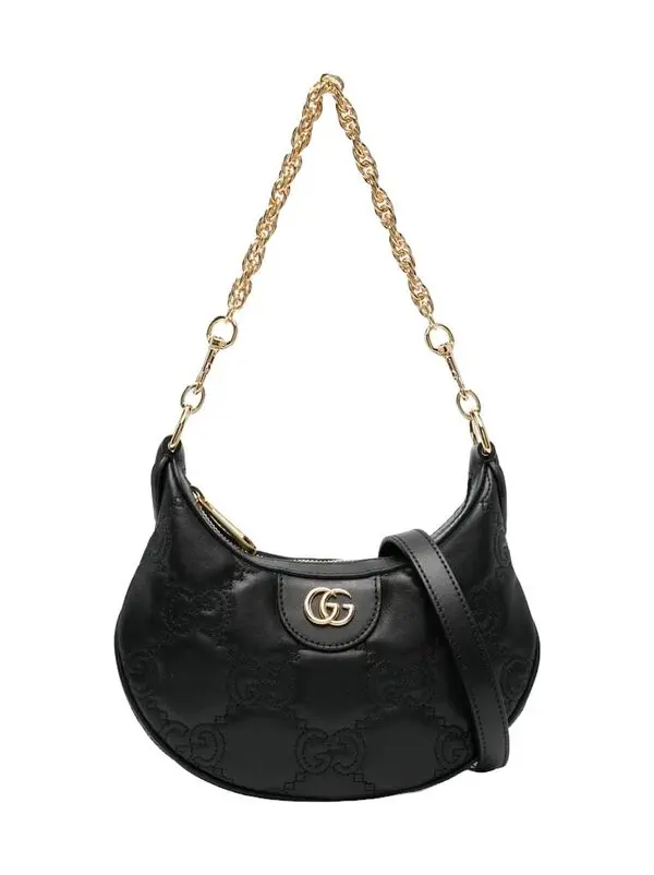 Gucci Leather Shoulder Bag - Black