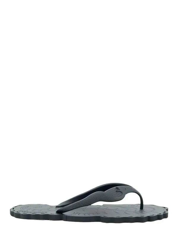 Zimmermann Rubber Thong Sandals - Black