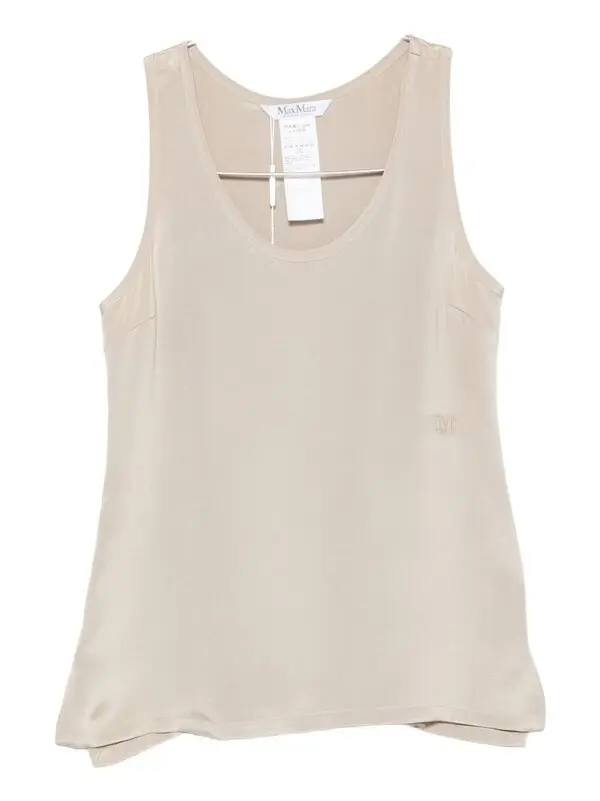 Max Mara Silk Tank Top - Multicolor