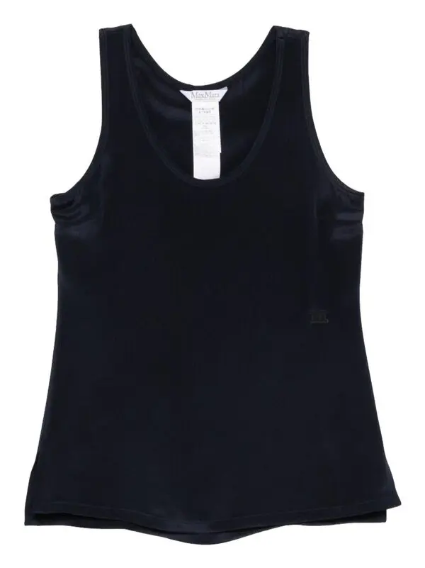 Max Mara Silk Tank Top - Multicolor