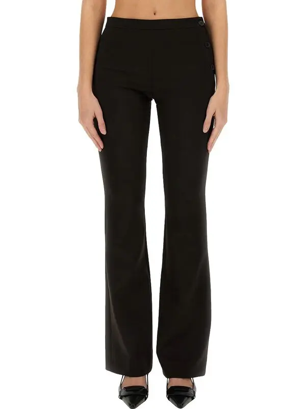 COURREGES Tailored Pants Oblique - Brown
