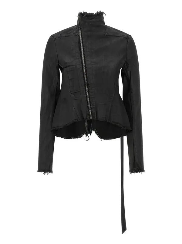Rick Owens Naska Gary Denim Jacket - Black