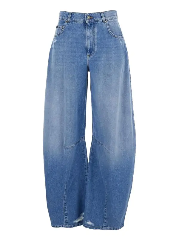 Dolce & Gabbana Balloon Effect Denim Jeans - Multicolor