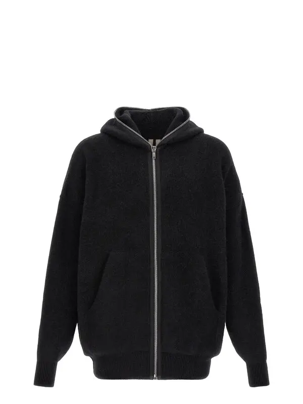 Rick Owens Gimp Hun Hoodie - Black