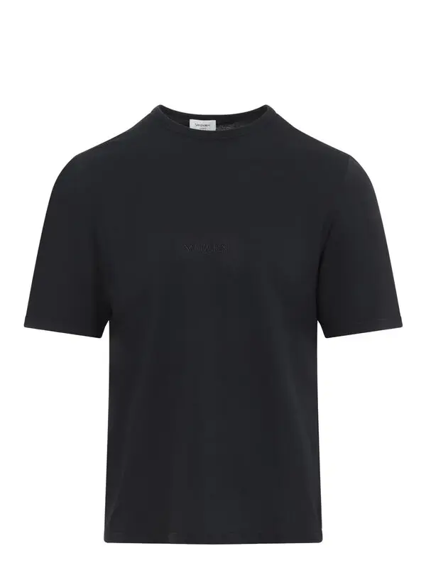 Saint Laurent Cotton T-shirt - Black