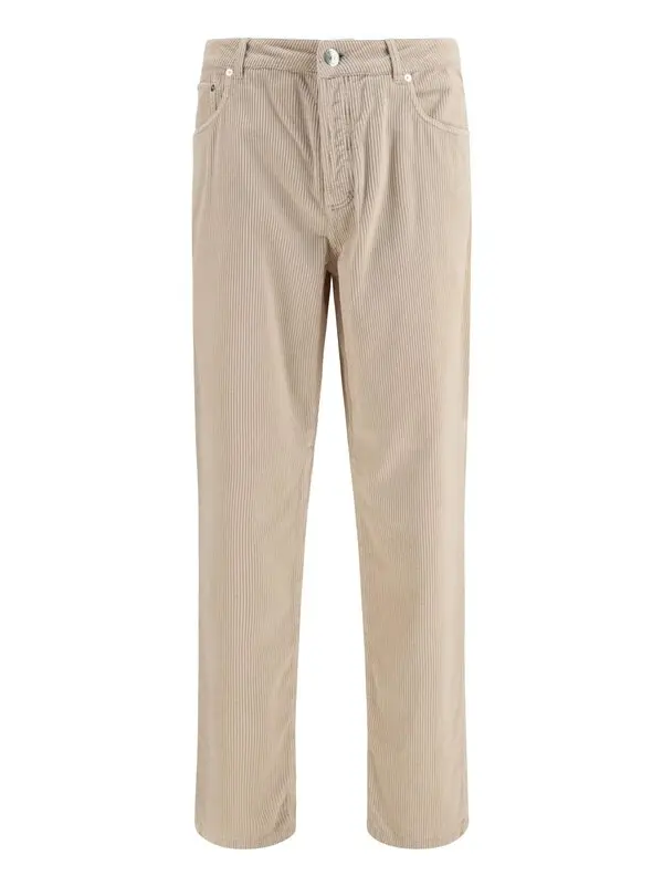 Brunello Cucinelli Corduroy Pants - Cream