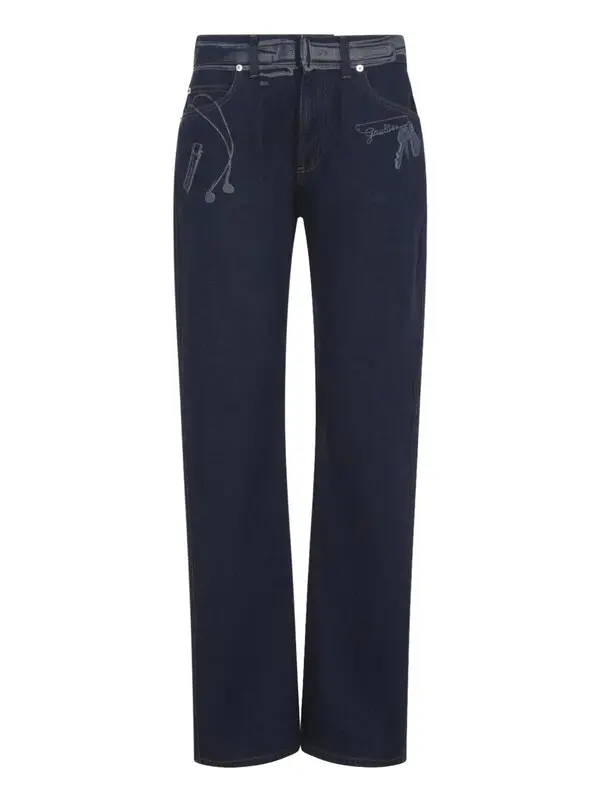 JEAN PAUL GAULTIER Cotton Jeans - Blue