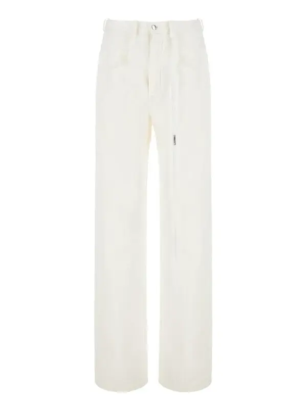 ANN DEMEULEMEESTER Straight Leg Jeans - Multicolor
