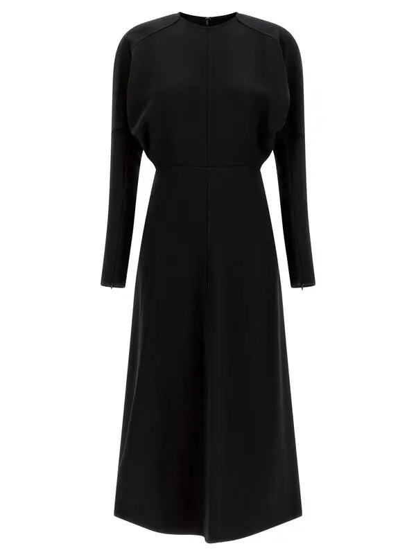 Victoria Beckham Dolman Midi Dress - Black