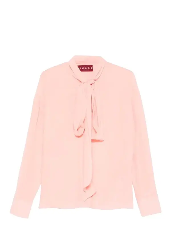 Gucci Crepe De Chine Bio Silk Shirt - Multicolor