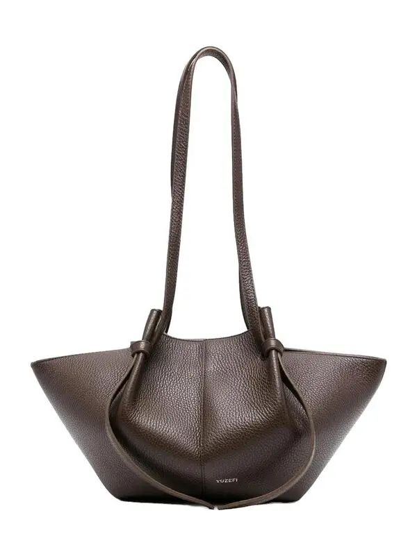 Yuzefi Calf Leather Shoulder Bag - Brown