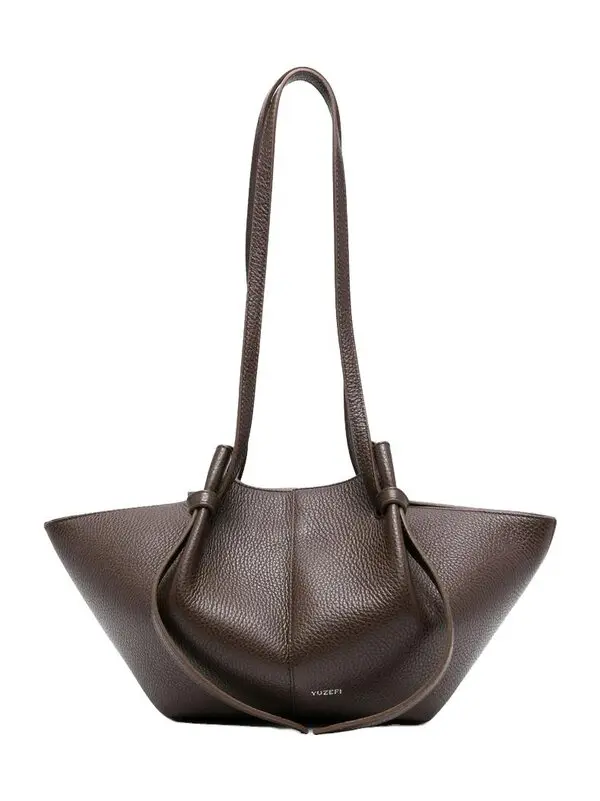 Yuzefi Calf Leather Shoulder Bag - Brown