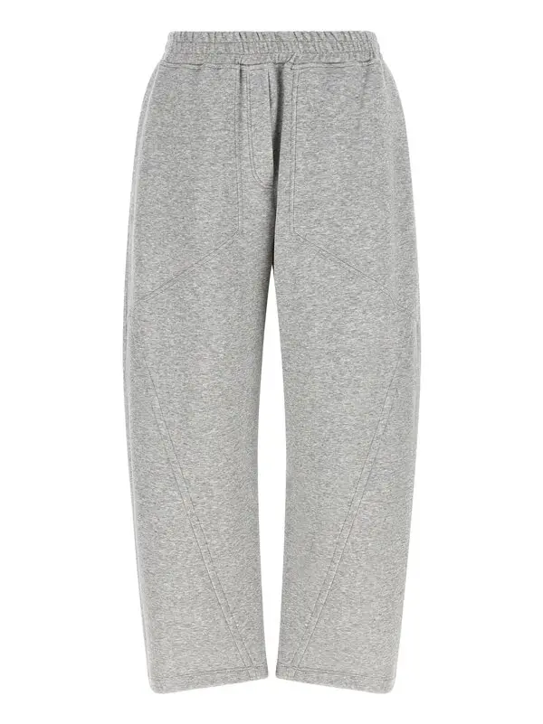 Brunello Cucinelli Cotton And Cashmere Joggers - Gray