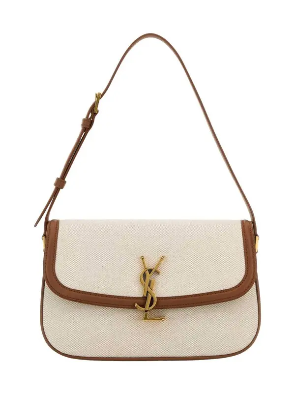 Saint Laurent Solferino Shoulder Bag - Brown
