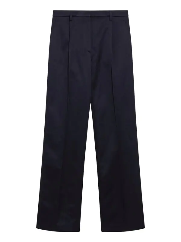 Prada Cotton Chino Trousers - Blue