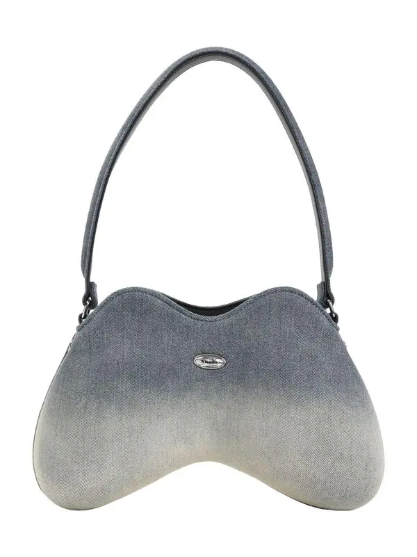 DIESEL® Double-d Denim Shoulder Bag - Multicolor