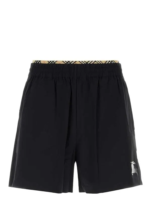 Burberry Stretch Nylon Bermuda Shorts - Black