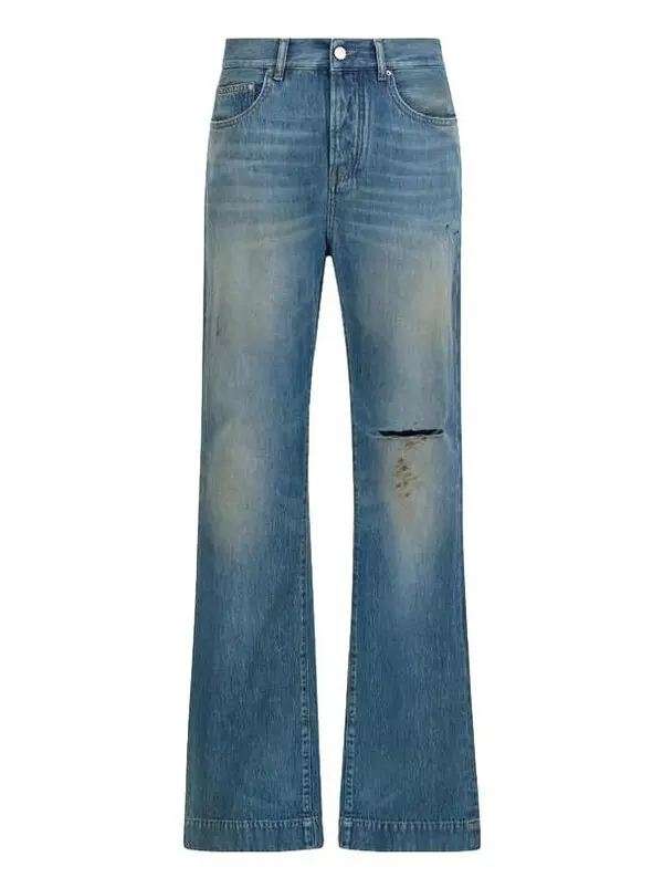 Amiri Denim Bootcut Jeans - Blue
