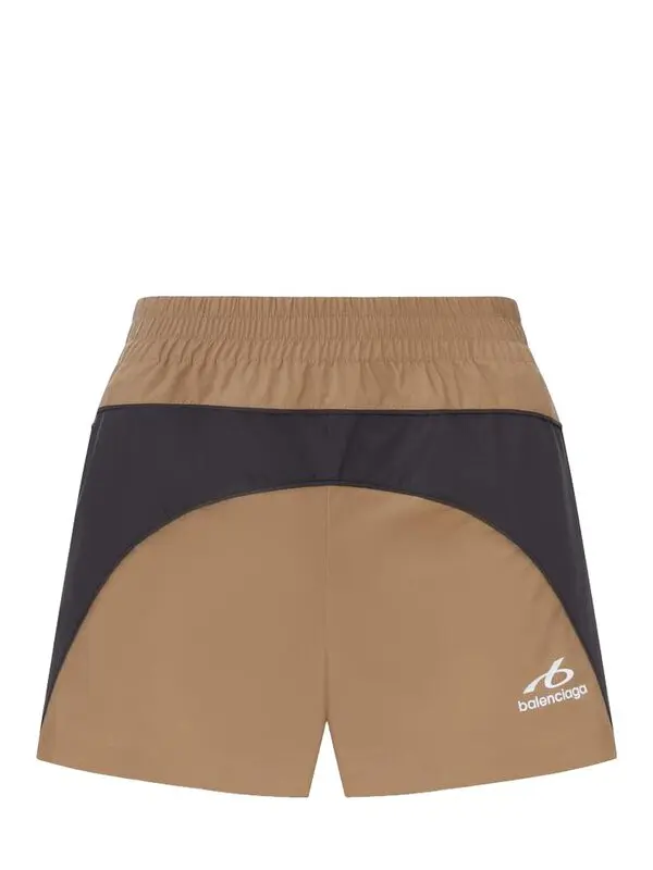 Balenciaga Techwear Shorts In Soft Technical Fabric - Multicolor