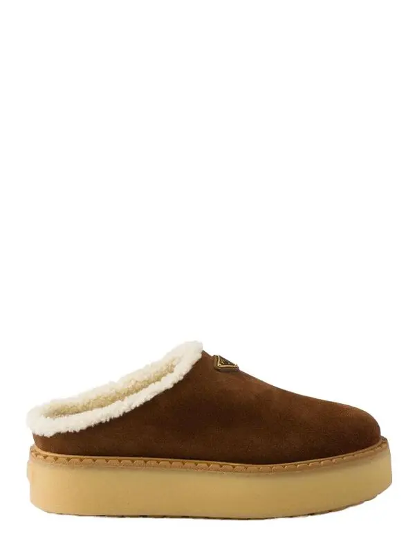 Prada Suede Mules - Multicolor