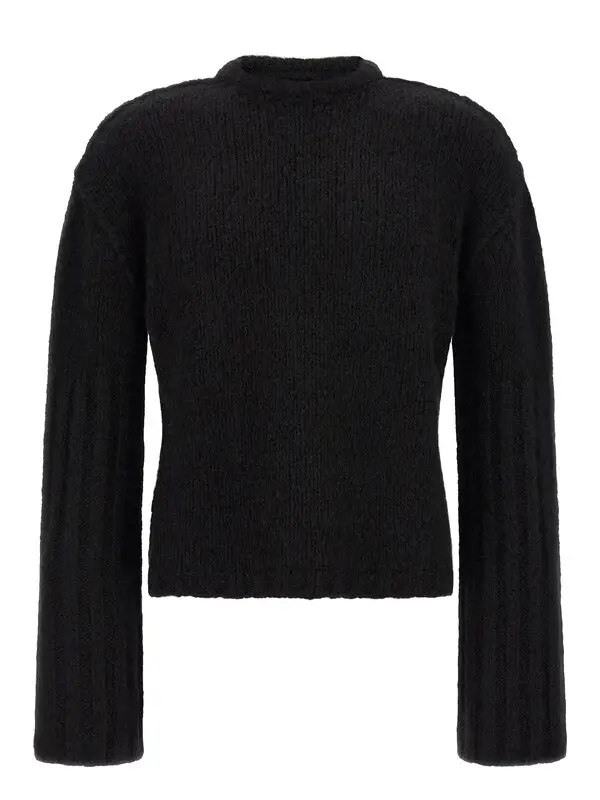 Rick Owens Silk And Cashmere Sweater - Black
