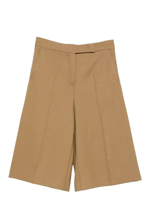 Max Mara Wool Bermuda Shorts - Multicolor