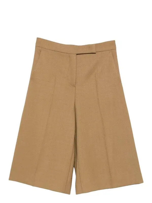Max Mara Wool Bermuda Shorts - Multicolor