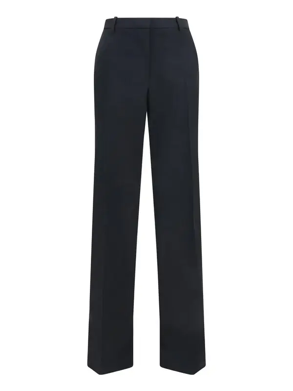 TOM FORD Wide-leg Pleated Trousers - Black