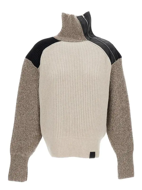 Stella McCartney Altermat Detail Block Colour Knit Jumper - Multicolor