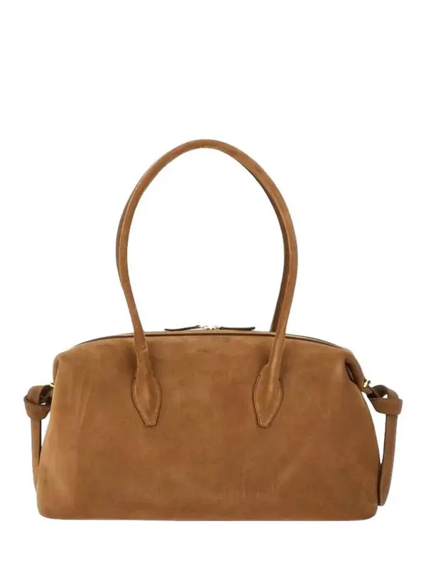 Yuzefi Suede Shoulder Bag - Brown