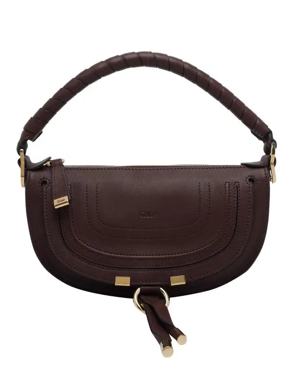 Chloé Charms Crossbody Bag - Brown