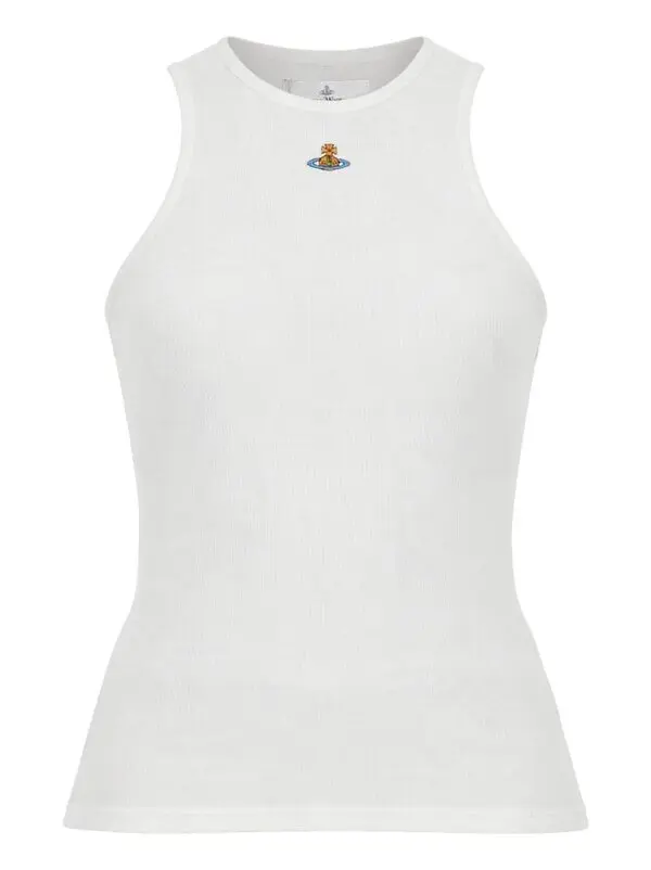 VIVIENNE WESTWOOD Logo Tank Top - White