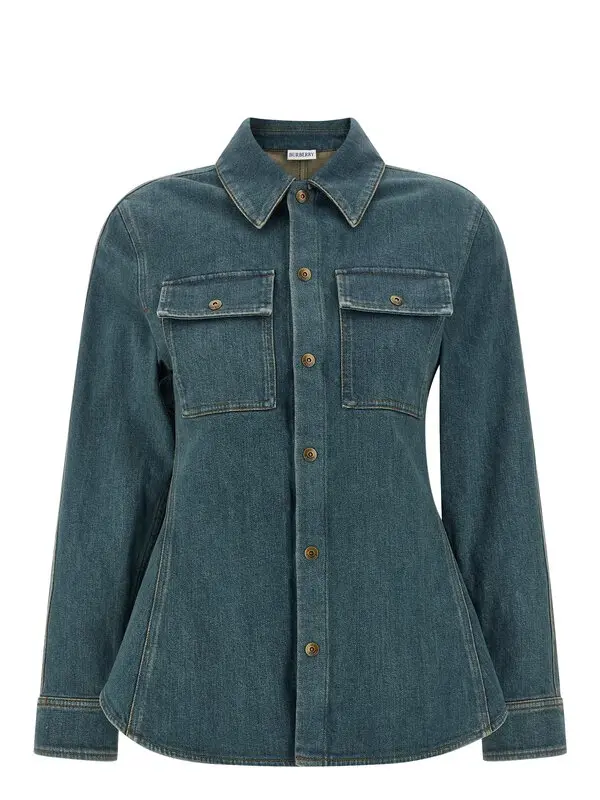 Burberry Dakota Cotton Denim Shirt - Blue