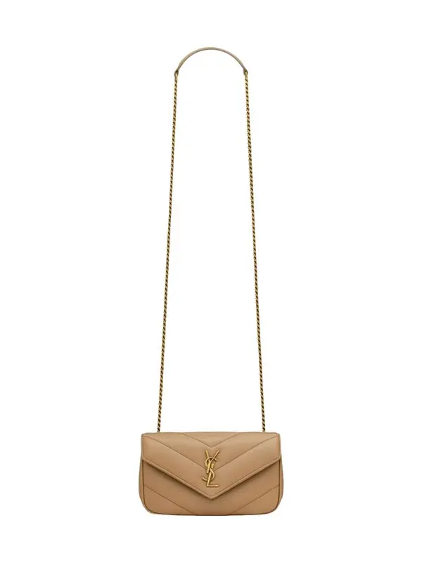Saint Laurent Loulou Mini Leather Crossbody Bag - Multicolor