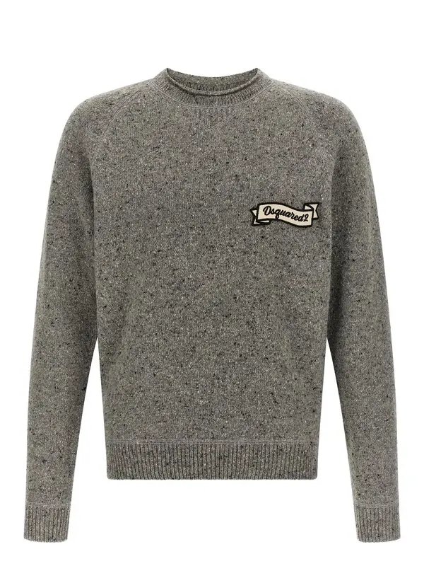 Dsquared2 Knop Yarn Sweater - Gray