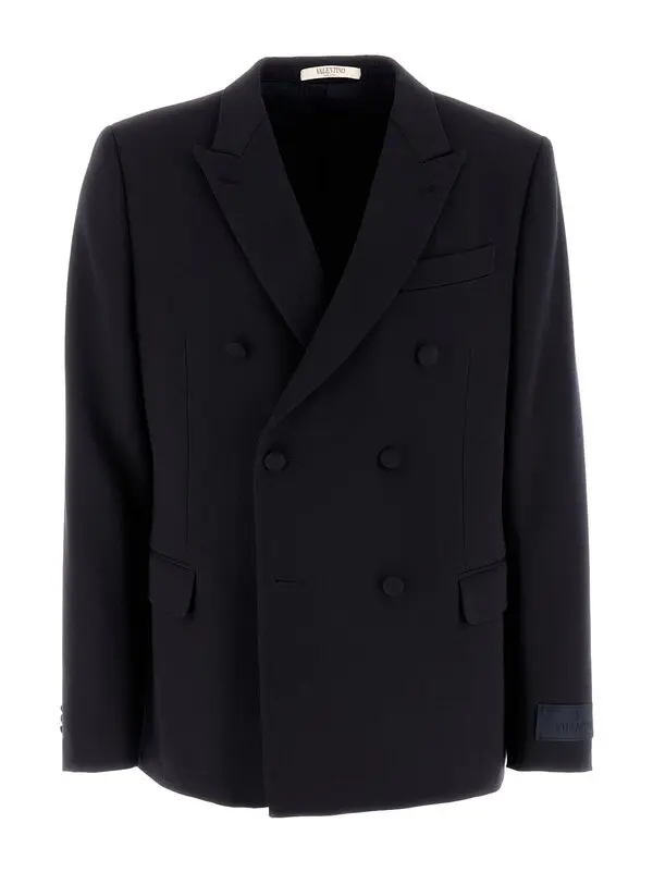 Valentino Garavani Double-breasted Tailored Blazer - Multicolor