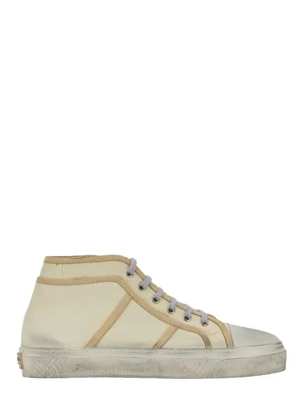 Dolce & Gabbana Vintage Mid Top Sneaker - Cream