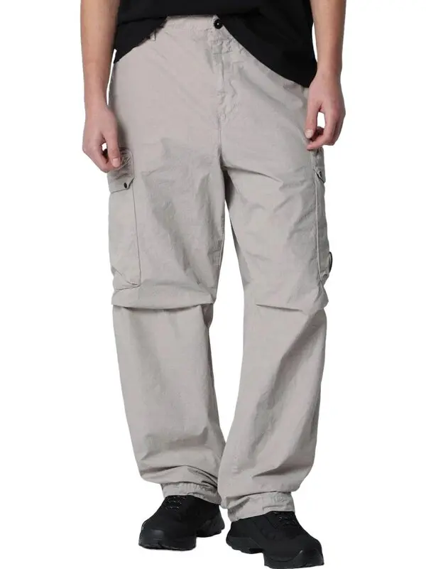 C.P. COMPANY Cotton Cargo Trousers - Gray