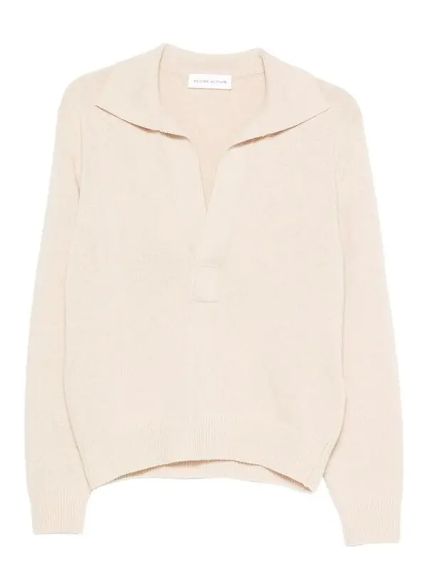 Victoria Beckham Wool-cashmere Knit Jumper - Cream
