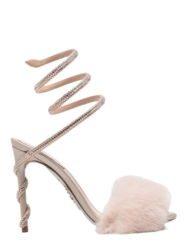 Rene Caovilla Crystal Embellished Sandals - Multicolor