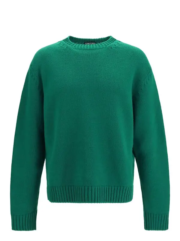 TOM FORD Wool And Cashmere Sweater - Green