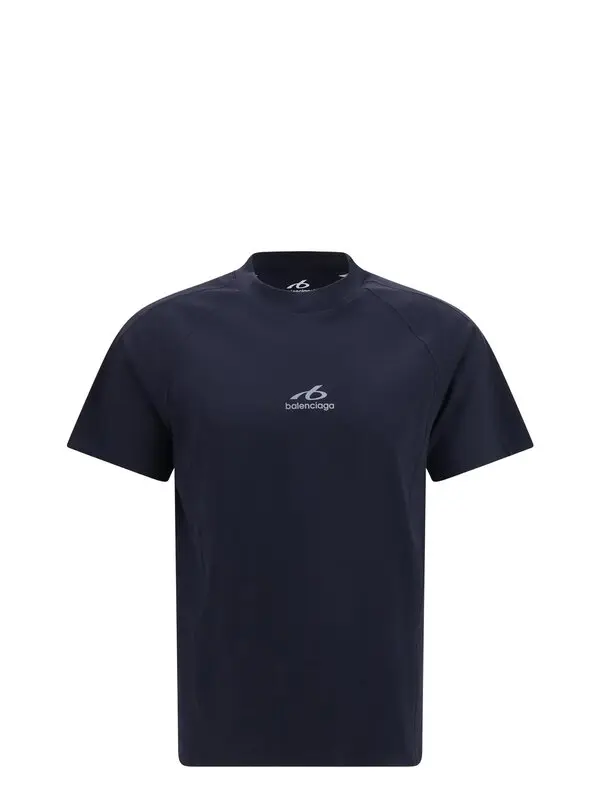 Balenciaga Long-sleeve Layered T-shirt - Blue