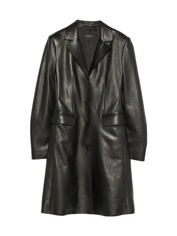Gucci Coats Single Breasted Coats - Black