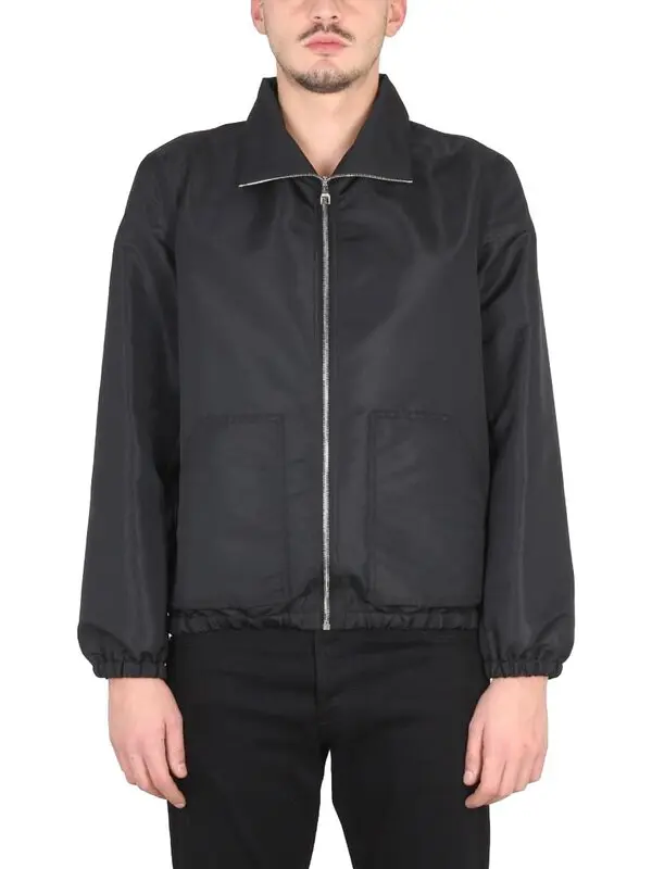 Alexander McQueen Jacket With Logo - Black