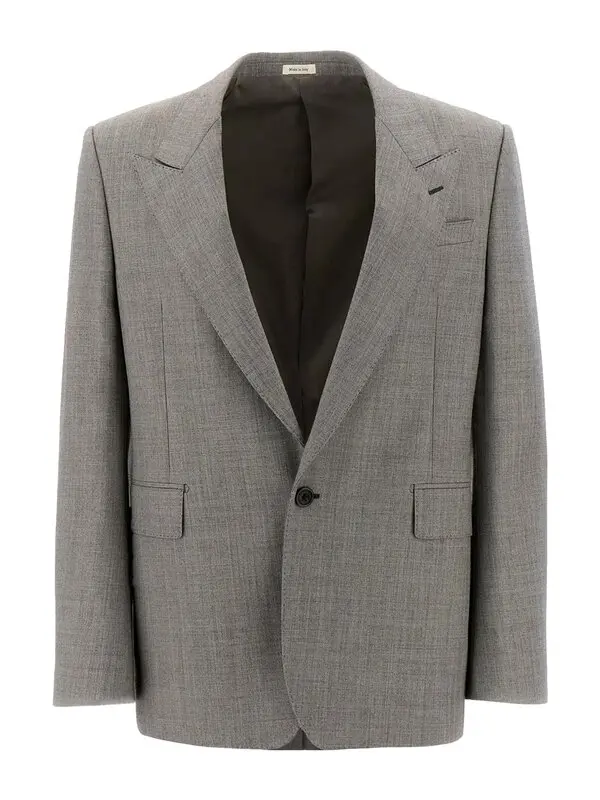 Alexander McQueen Tailored Wool Blazer - Multicolor