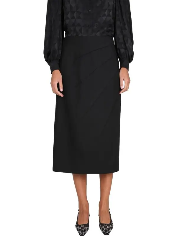 Gucci Wool Skirt - Black